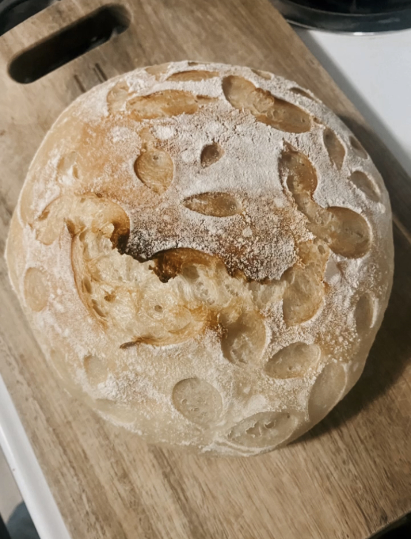 The Most Simple Artisan Sourdough Bread Recipe for Beginners - Little ...